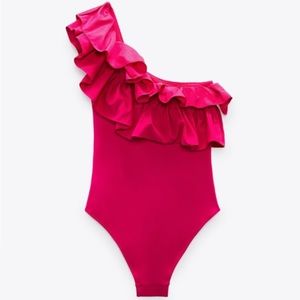 Zara | Swim | Nwt Zara Ruffle Swimsuit | Poshmark
